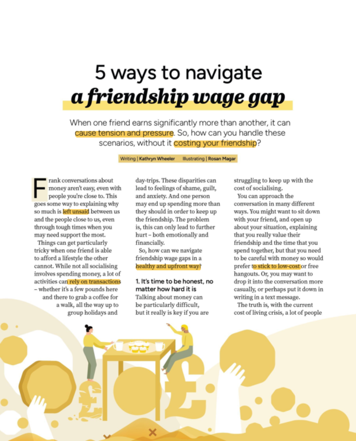 5 ways to navigate a friendship wage gap - So, how can you handle these ...