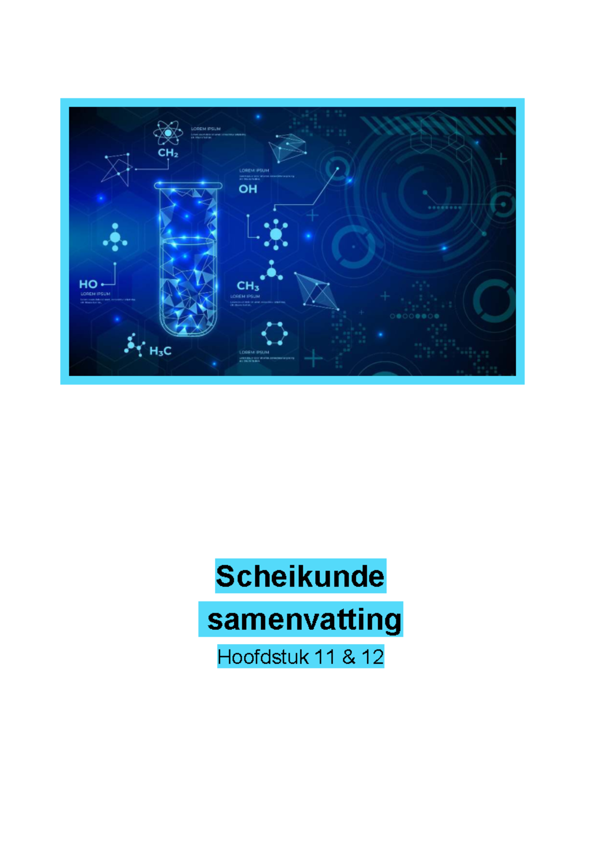 Scheikunde Samenvatting Hoofdstuk 11 & 12: Corrosie en Polymerisatie ...