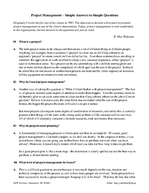 Project Management Assignment Sample - Project Management Assignment ...