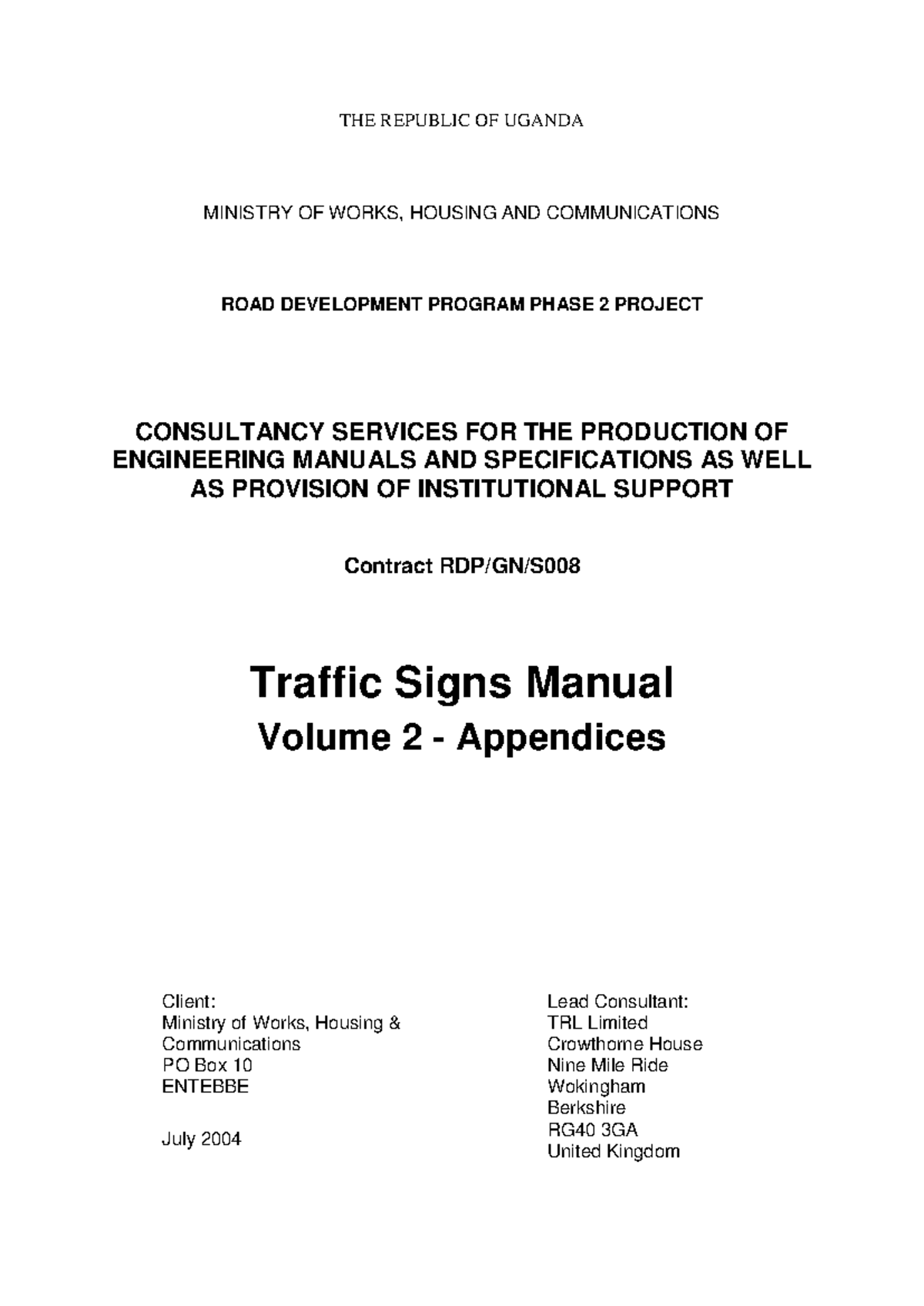 Traffic Signs Manual V2: Design Guidelines & Layout Strategies - Studocu