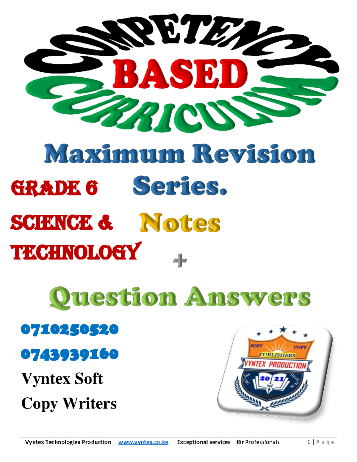 G6 SCIE 0710250520 & Technology: Understanding Living Things - Studocu