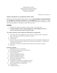 Introduction to Management - AAU - Studocu