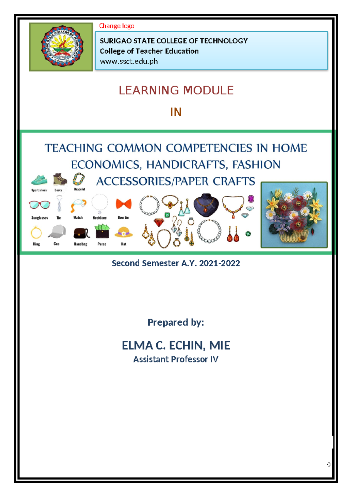 TLE 6 Module: Creating Fashion Accessories - Lesson 1 Overview - Studocu