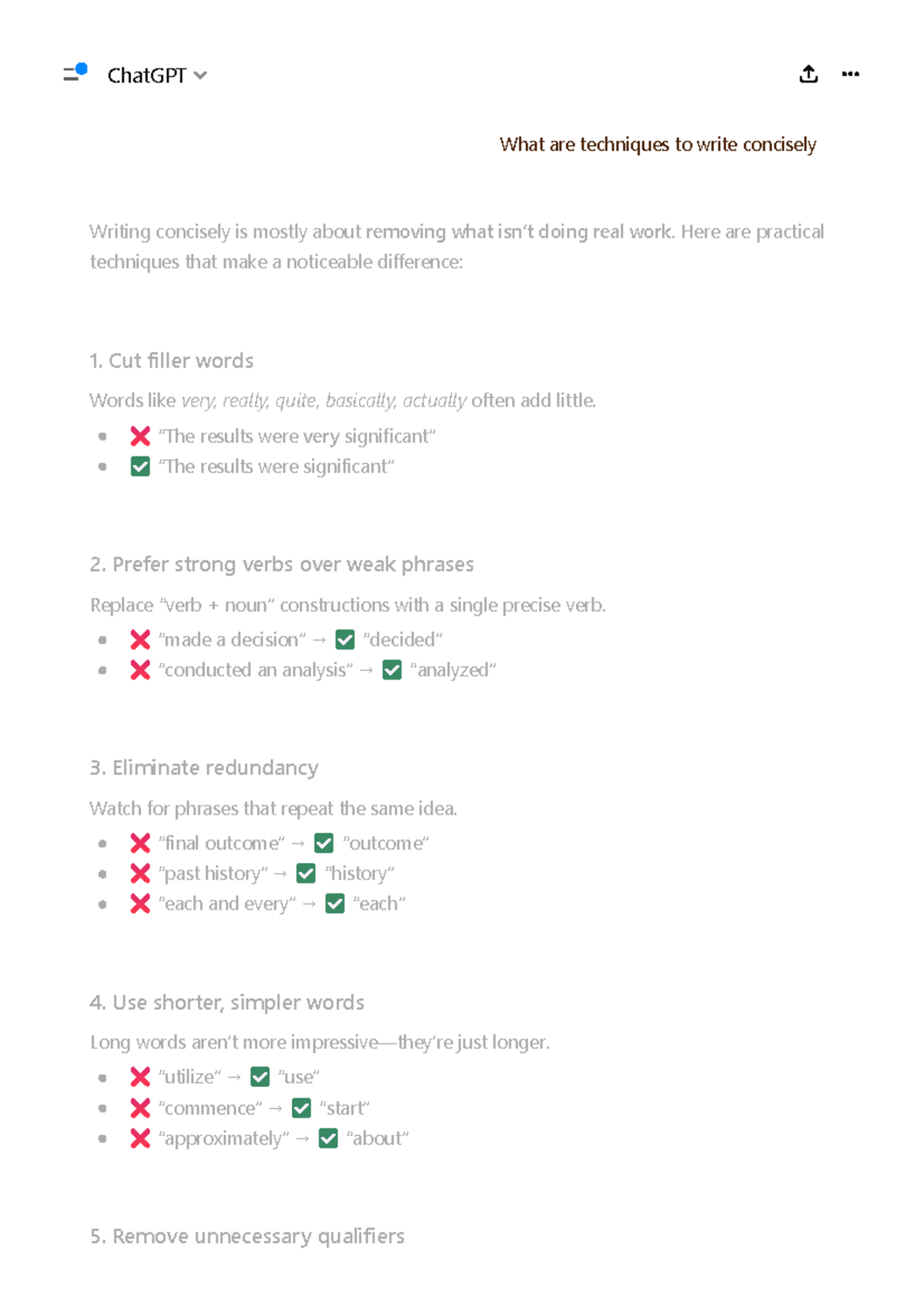 Concise Writing Techniques: Tips for Clarity and Brevity - Studocu