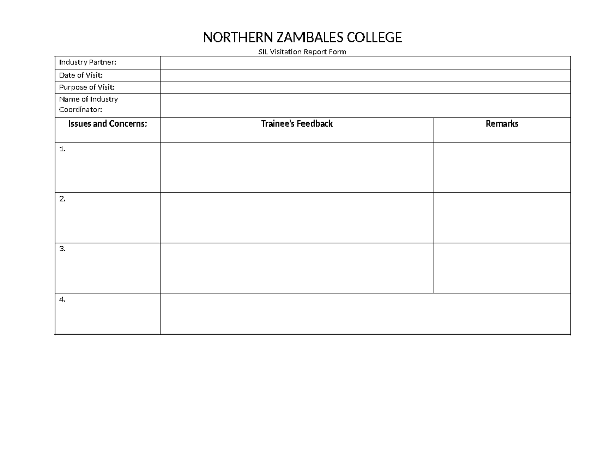 SIL-Monitoring-Form - N/A - Teaching Grammar - NORTHERN ZAMBALES ...