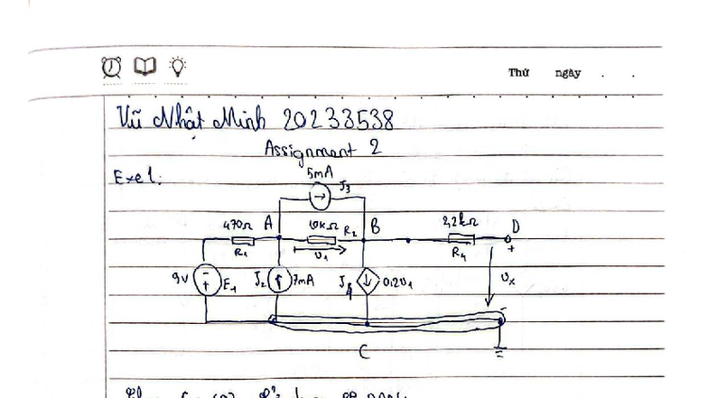 Bt2 20233538 Assignment 2 Circuit Analysis And Nodal Methods Studocu