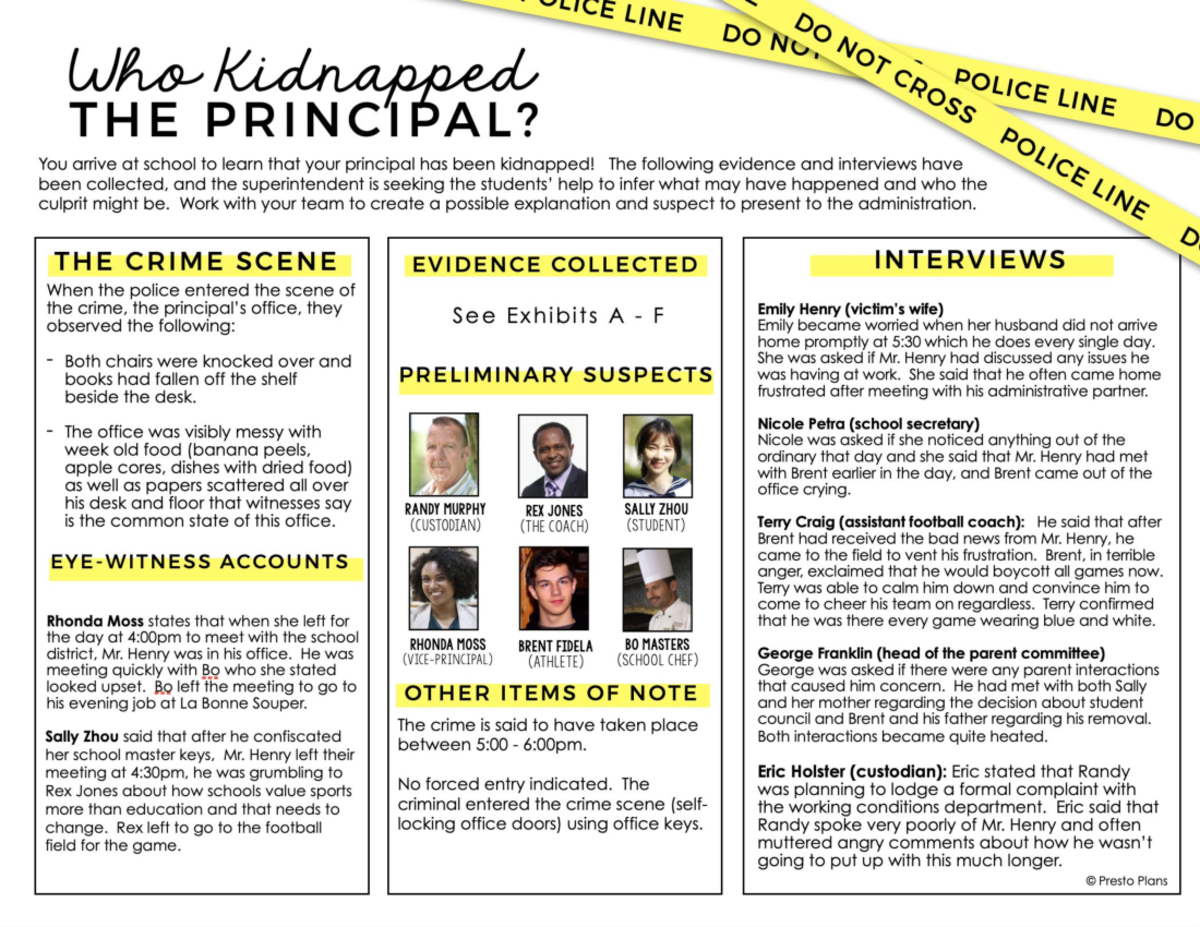 Who Kidnapped the Principal? A Digital Mystery (LINE) - Studocu