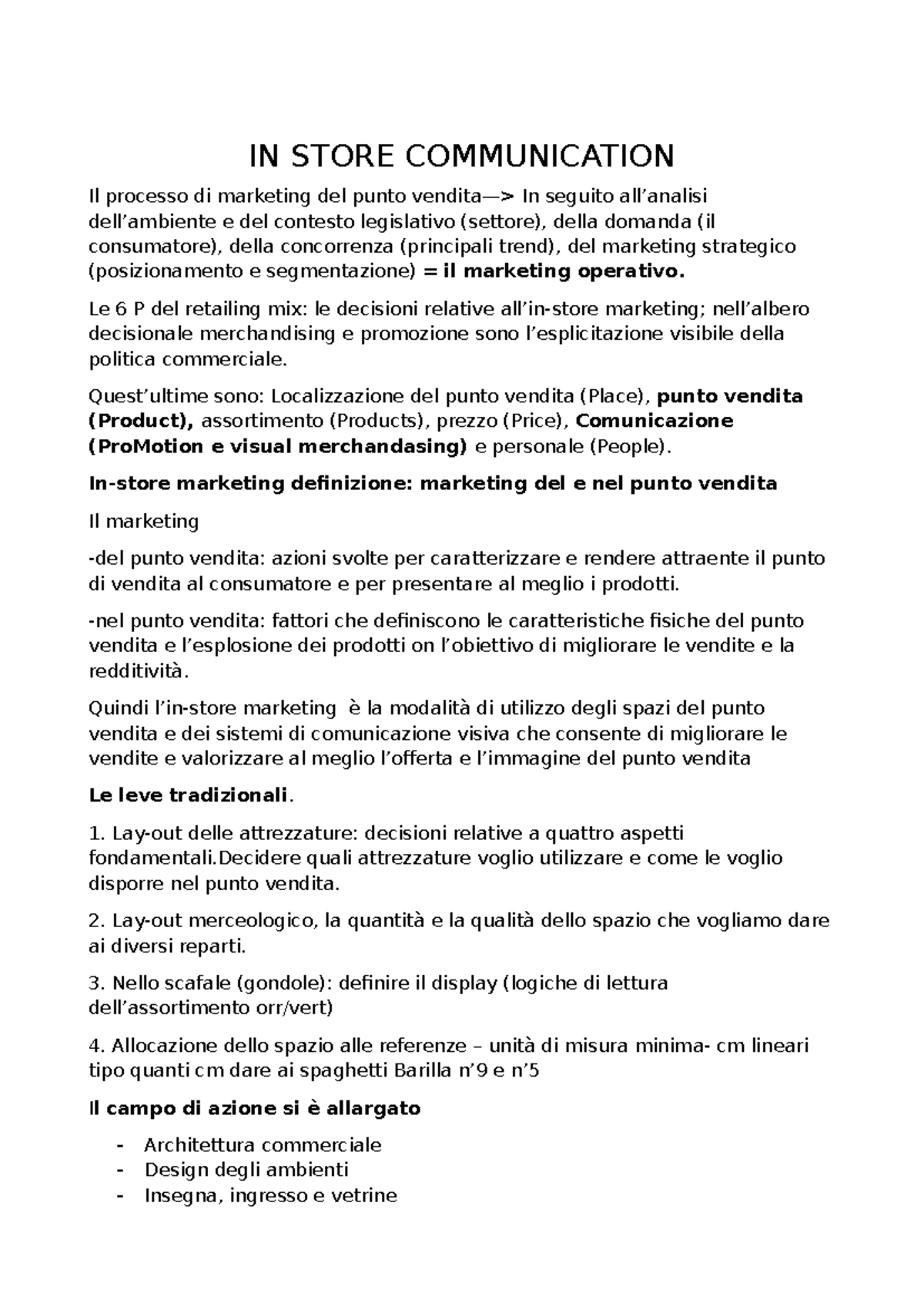 In-store Communication: Marketing e Visual Merchandising nel Retail ...