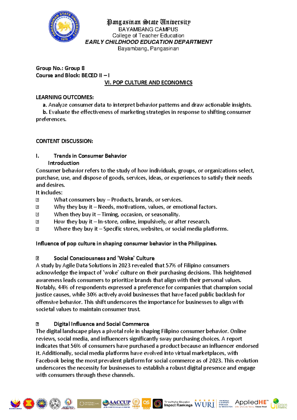 Philippine Pop Culture & Economics: Insights on Consumer Behavior ...