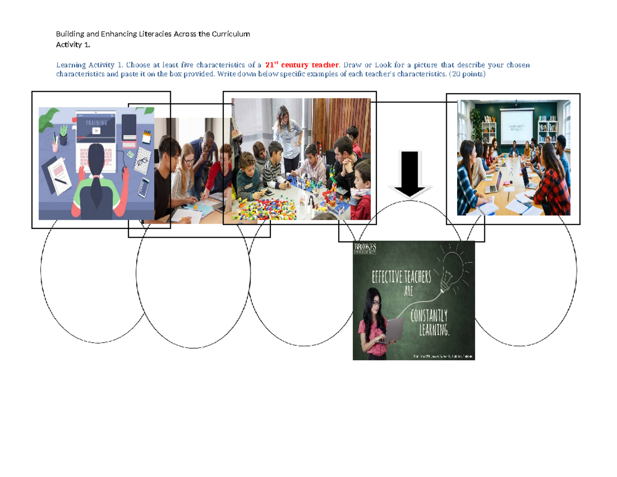 21 century teacher activity - Science, Technology, and the Society ...