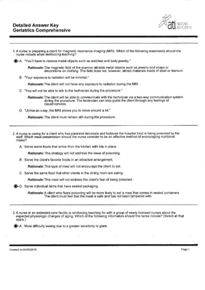 Maternity / OB exam 2 (NUR2420) - A nurse is admitting a client who is ...