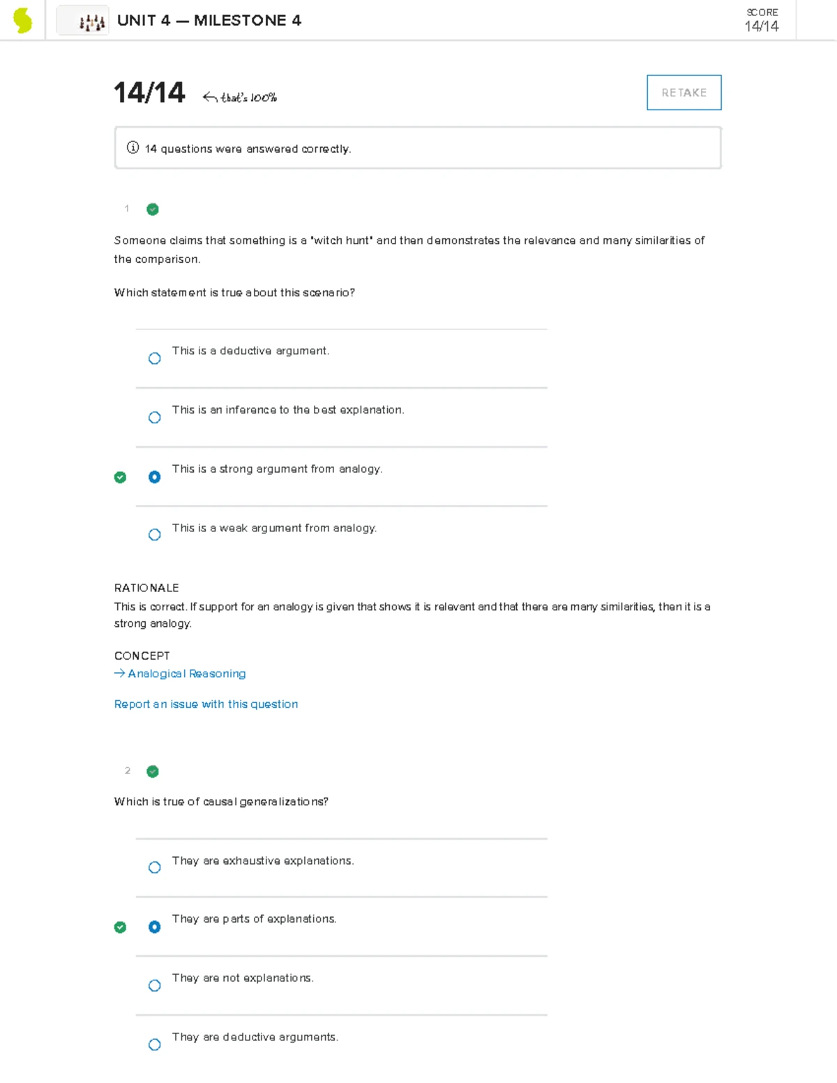 Unit 4 - Sophia Critical Thinking unit 4 milestone - 1 CONCEPT → Probability (Part 2) 2 CONCEPT ...