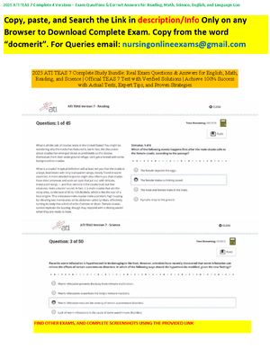 Separation Health Assessment Exam Guide - Veteran Services Separation ...