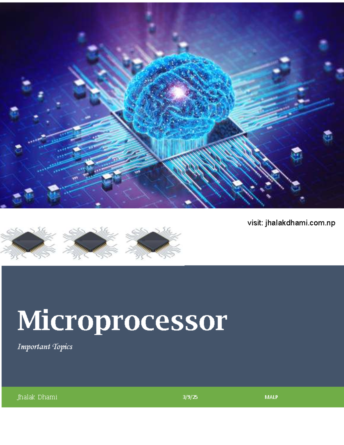 Microprocessor Key Topics and Block Diagrams - MALP Study Guide - Studocu