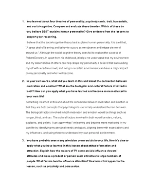 EBQ & AAQ Video Notes for AP Psychology: Writing Strategies & Tips ...