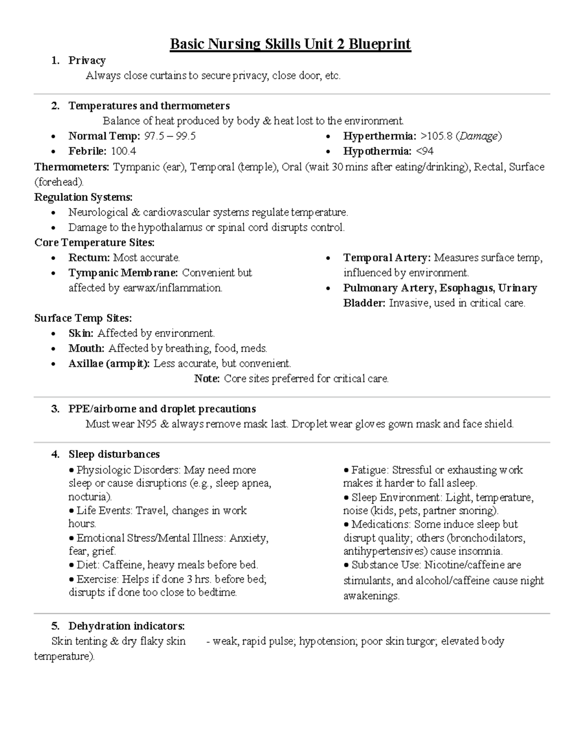 Nursing Assessment Techniques and Older Adult Care Guidelines - Basic ...