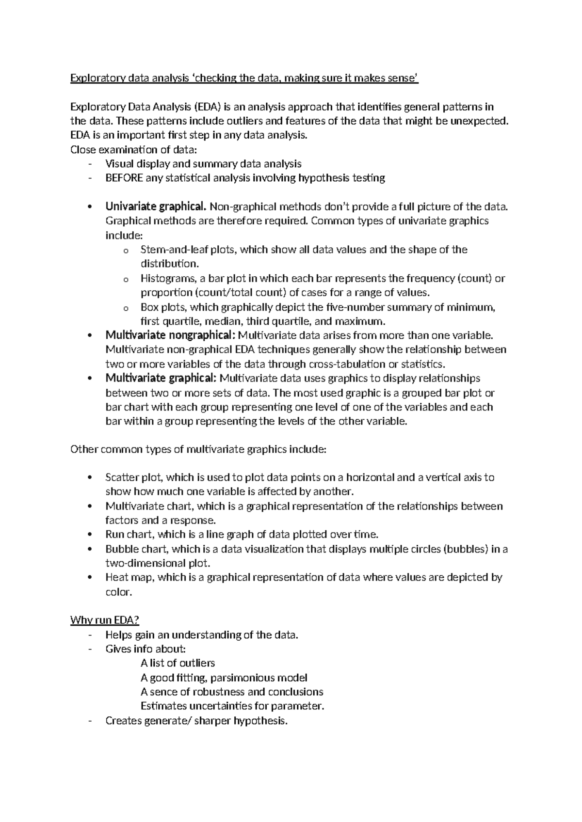 Portfolio RS4 notes - Exploratory data analysis ‘checking the data ...