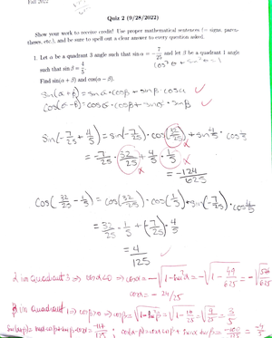 Double-Angle, Power-Reducing, and Half-Angle Formulas Notes (Math 101 ...