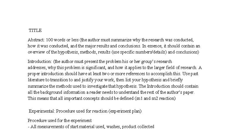 JOC 101 - Guidelines for Writing a JOC Note: Structure & Content - Studocu