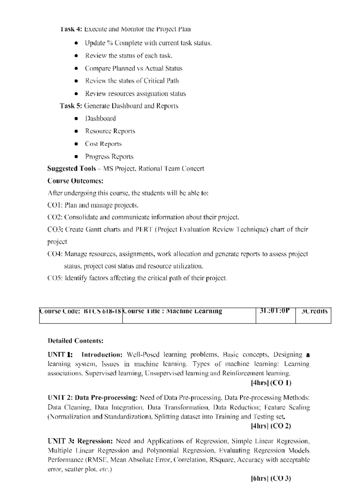 BTech-CSE-2021 - guroryryryr - I ask 4: Execute and Monitor the Project Plan Update Complete ...