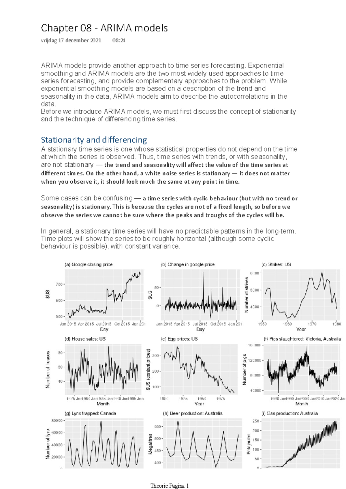 Chapter 08 - Understanding ARIMA Models for Time Series Analysis ...