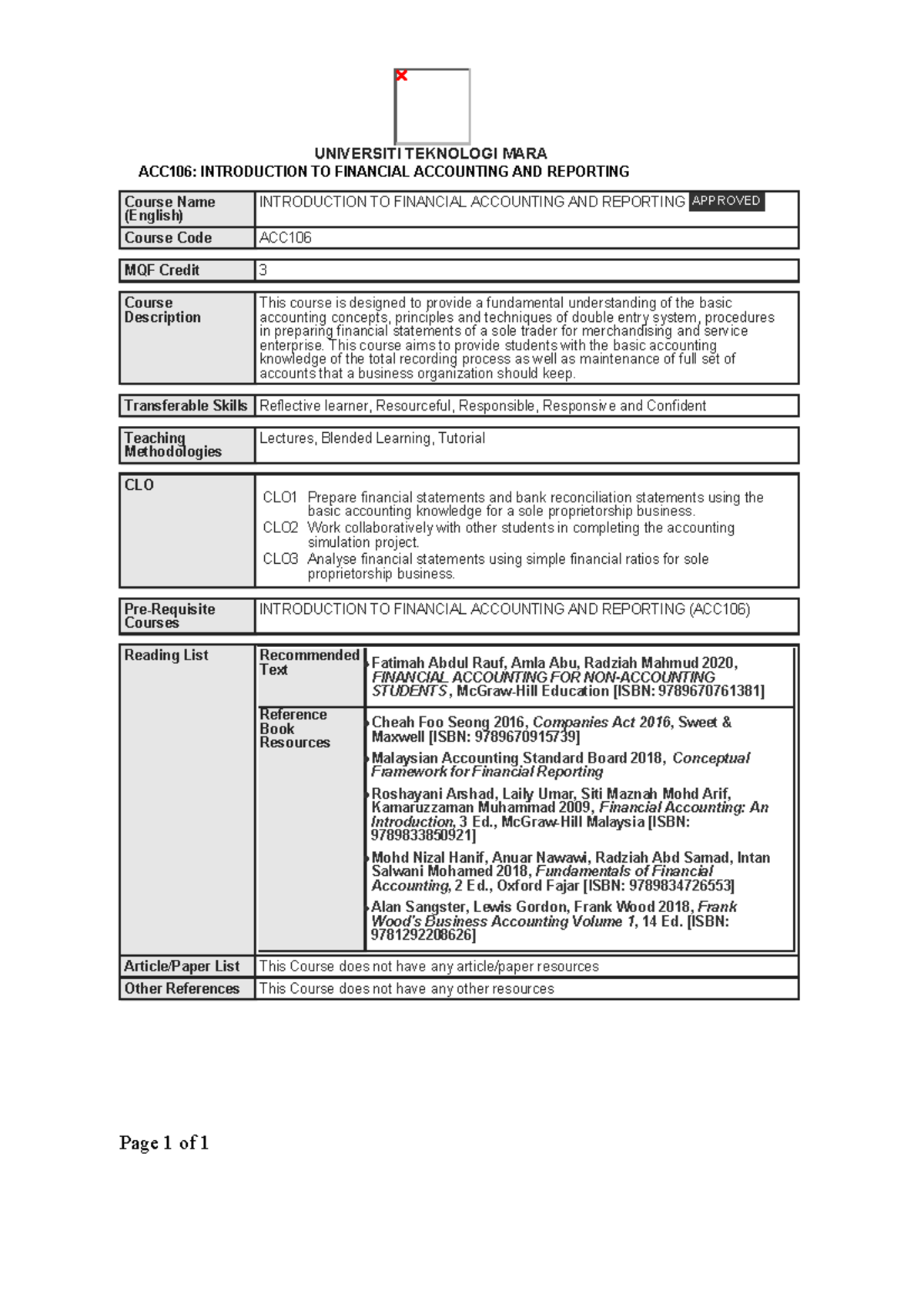 ACC106 Final Exam Study Notes: Introduction to Financial Accounting ...