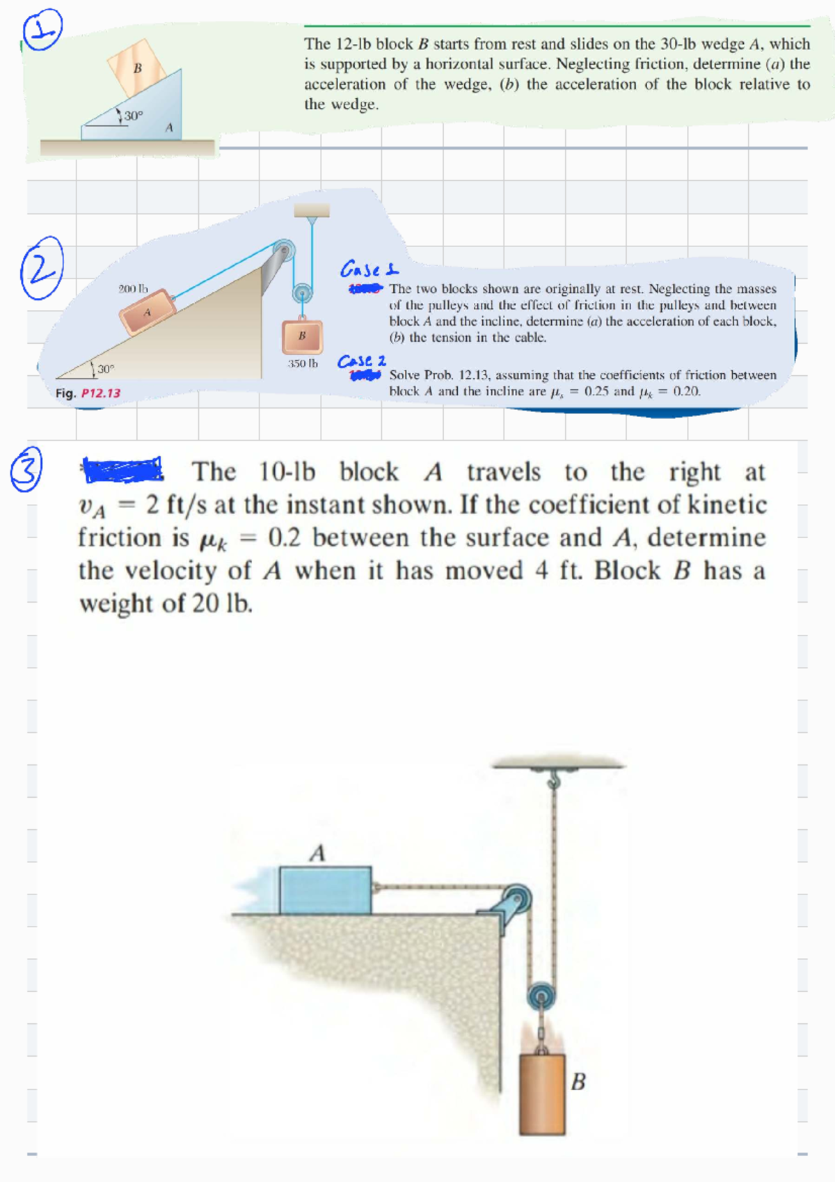 Mechanics Dynamics Notes: Block and Wedge Acceleration Analysis - Studocu