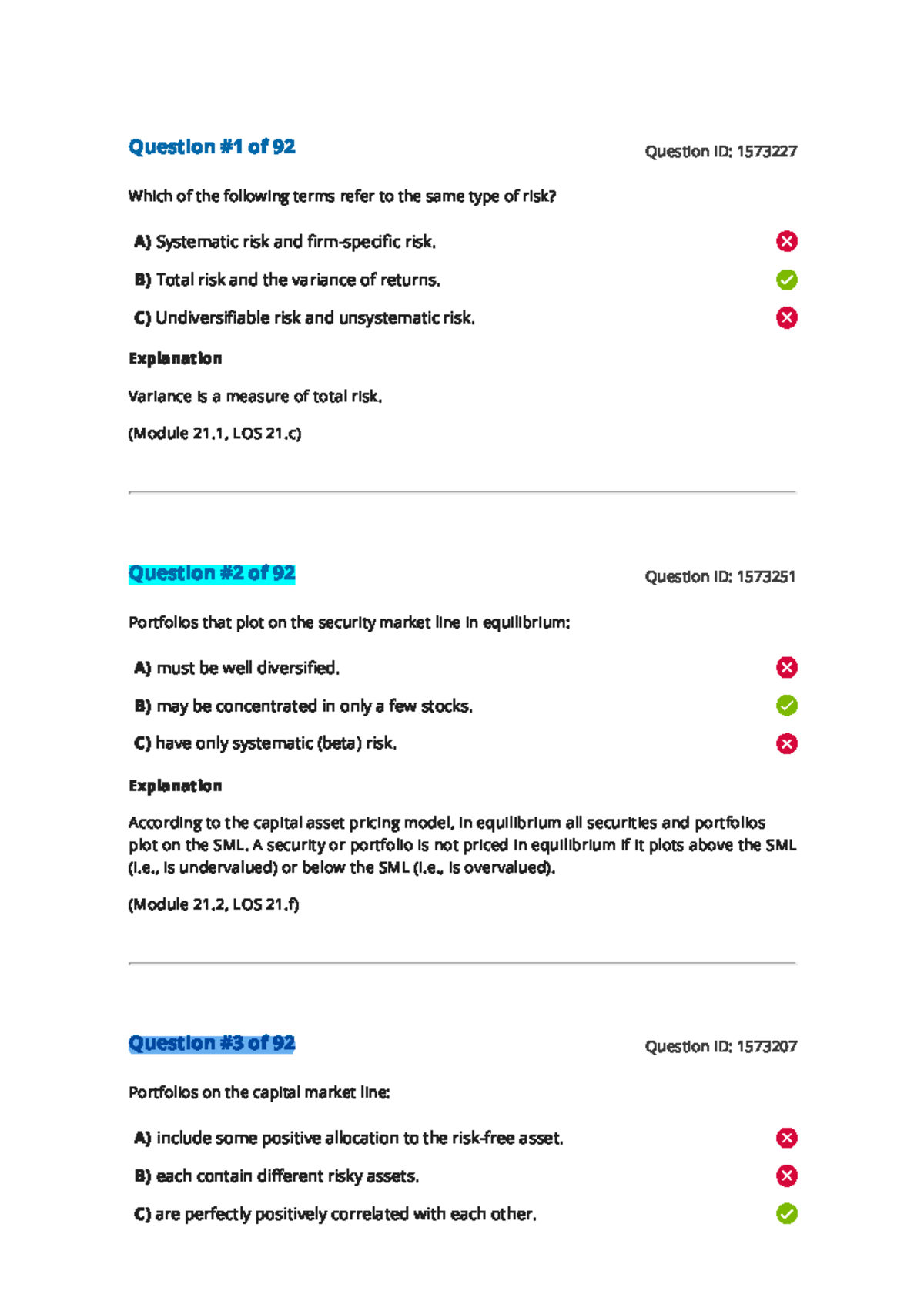 Reading 21 Answers - The tolerable deviation rate, 6%, is greater than ...