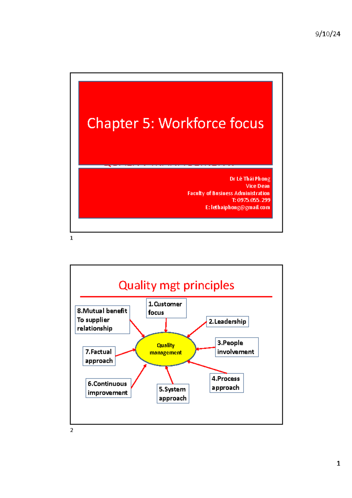QM-C5 Workforce Focus: Key Concepts and Engagement Principles - Studocu