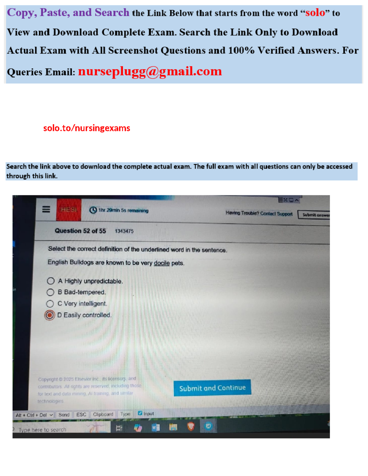 HESI A2 Entrance & Exit Exam 2026: Complete Questions & Answers - Studocu