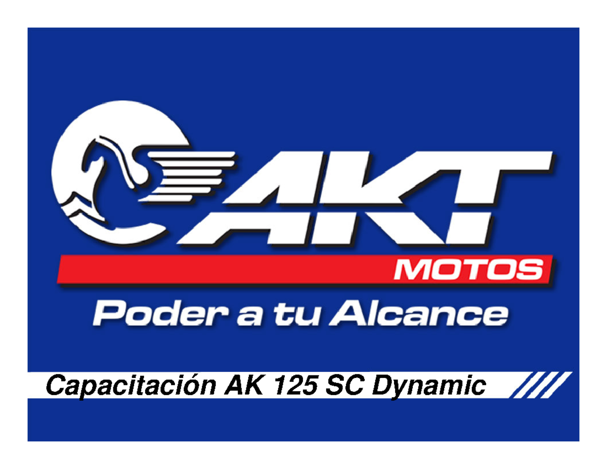 Manual de Taller AK 125 SC Dynamic: Calibración y Reparación de Motor ...