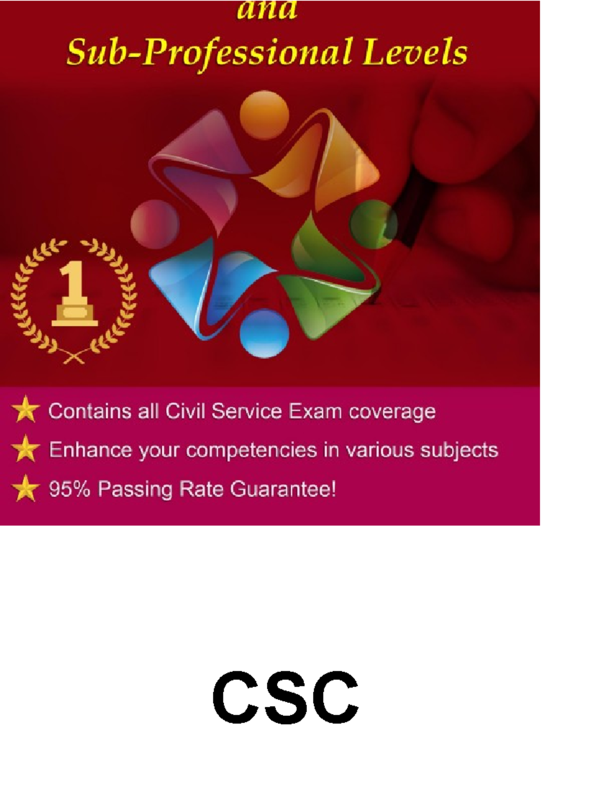 Civil Service Exam Reviewer: Professional & Sub-Professional Levels ...