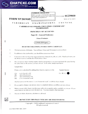 Jan 2025 Math CSEC - This paper consist of past csec papers - TEST CODE ...