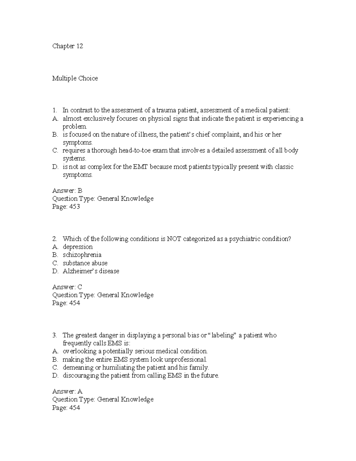 Chapter 12 - questions - Chapter 12 Multiple Choice In contrast to the ...