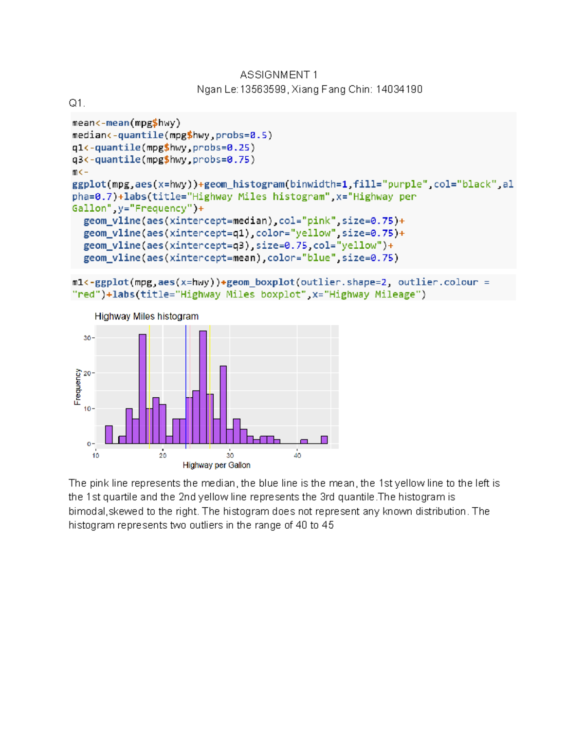 Data Science Assignment 1: Analyzing Outliers and Mileage Consistency ...