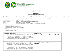 LP L1 - Lesson Plan Example - Republic of the Philippines SULTAN KUDARAT STATE UNIVERSITY ...