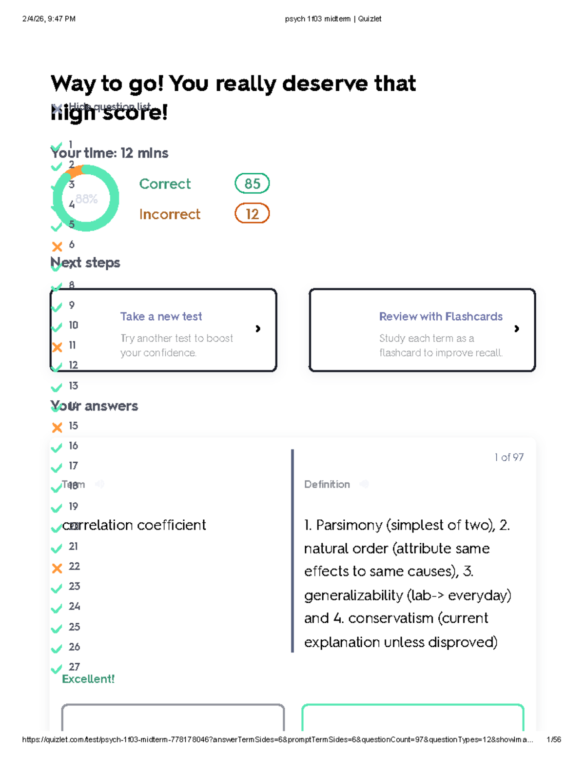 Psych 1F03 Midterm Quizlet Study Guide and Flashcards - Studocu