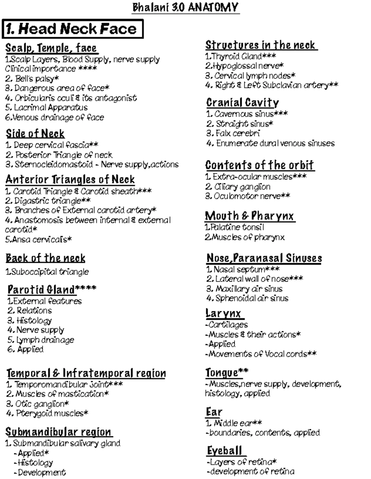 Anatomy Lecture Notes (JOHARI MBBS) Volume 2 - 2022 Edition - Studocu