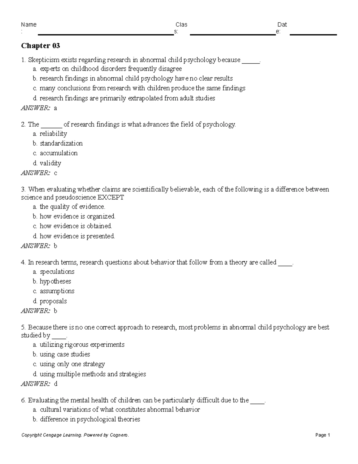 Chapter 12 - sample questions - : s: e: Chapter 12 1. Which statement ...