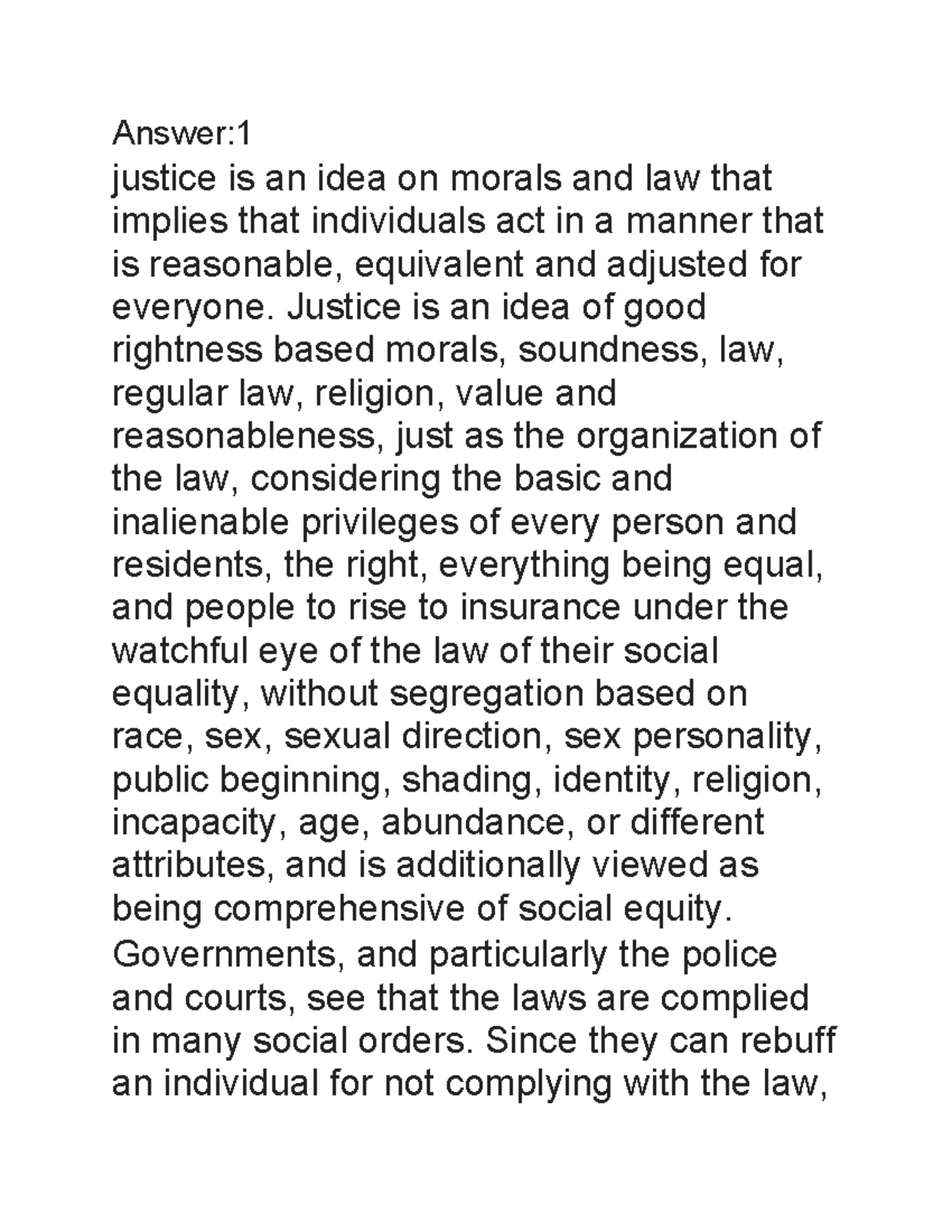 English Assignment 1: Exploring Justice and Miscarriage of Justice ...