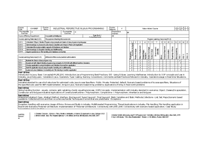 DAA - syllabus - Course Code 18CSC204J Course Name DESIGN AND ANALYSIS OF ALGORITHMS Course ...