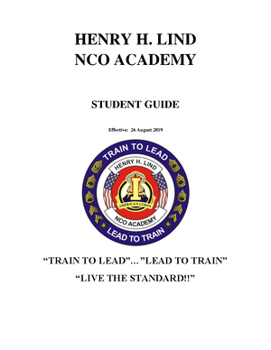 [Solved] Write essay addressing a commandantselected professional ...