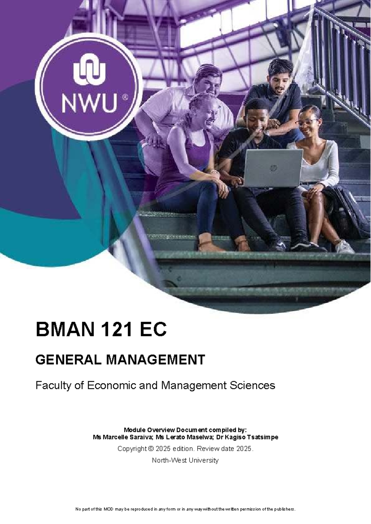 BMAN 121 EC General Management Module Overview 2025 Edition - Studocu