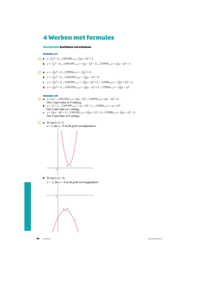 Formulekaart HAVO Wiskunde B: Belangrijke Formules en Regels - Studeersnel