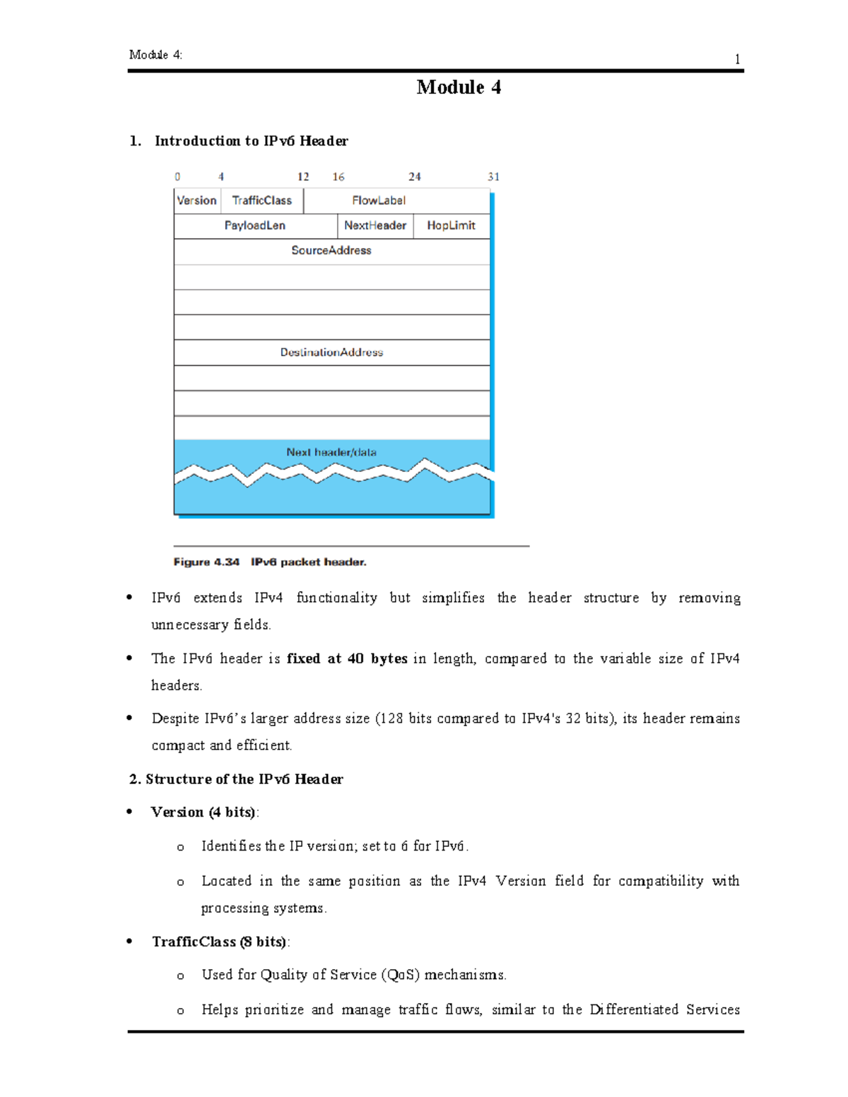 CN-Mod4 Notes - advanced computer networks - Module 4: 1 Module 4 1 ...