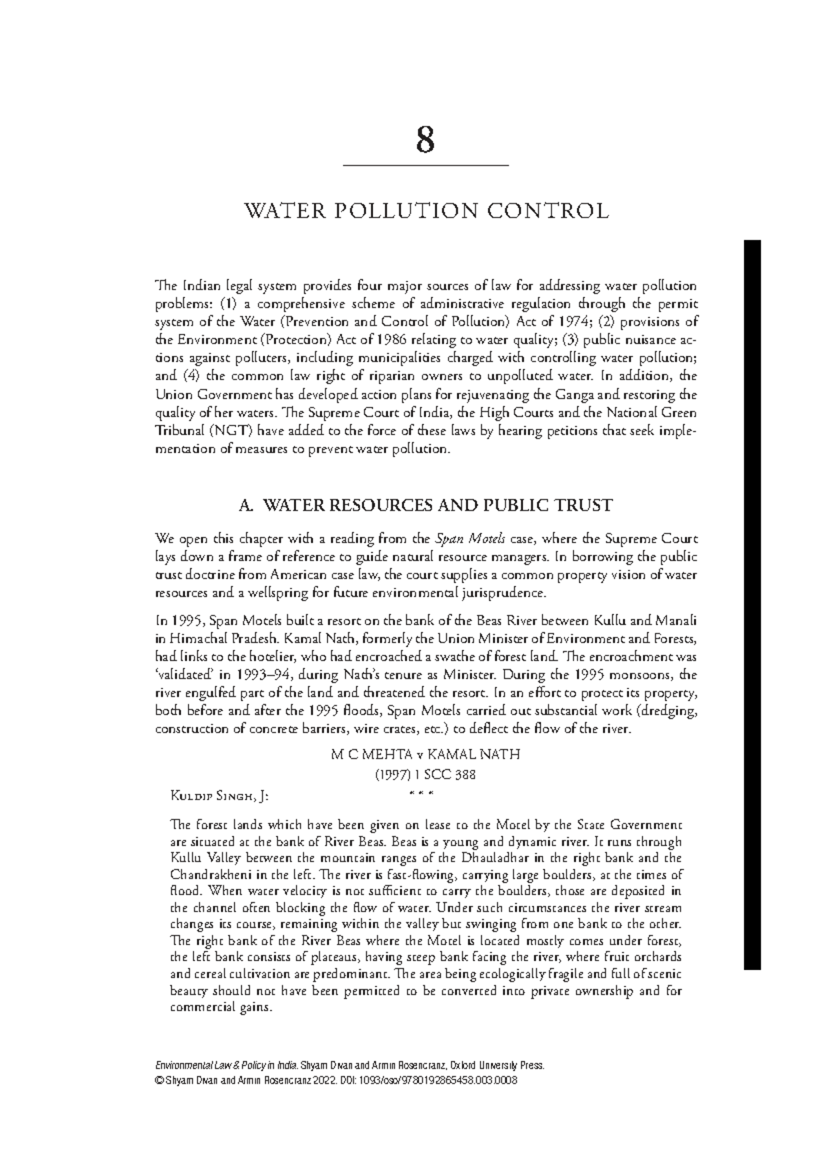 Chapter 8: Water Pollution Control - Legal Framework and Case Studies ...