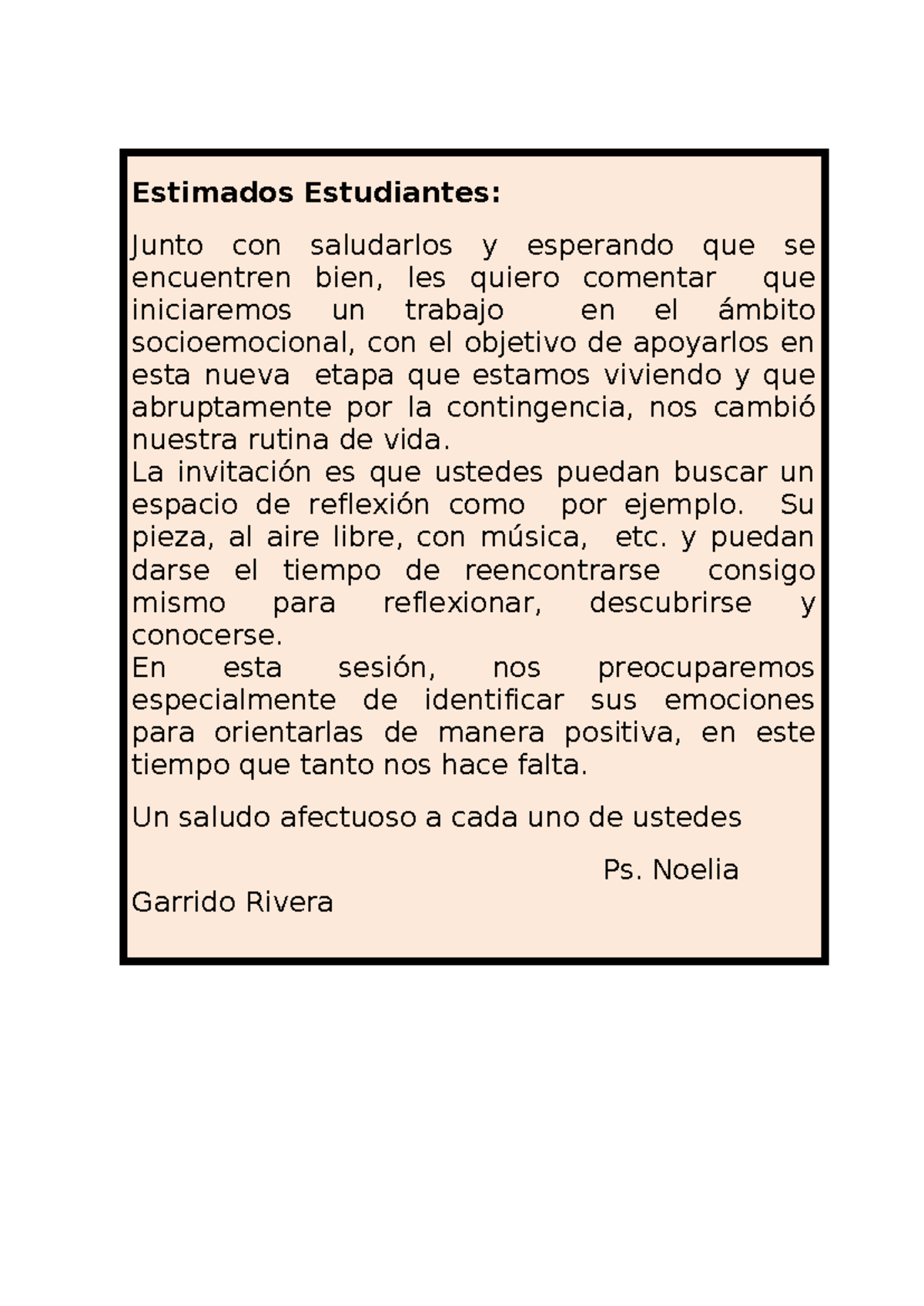 Actividad Socioemocional: Reflexión y Autoconocimiento para Estudiantes ...