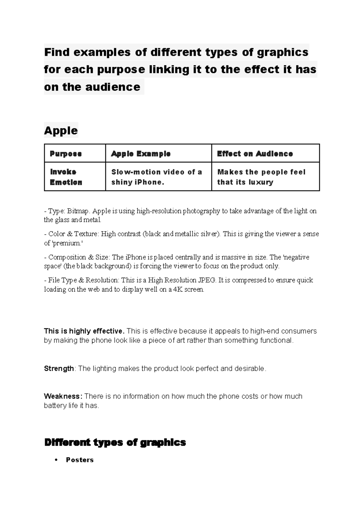 Graphics Analysis: Apple vs. Safety Sign - SDDS 101 - Studocu