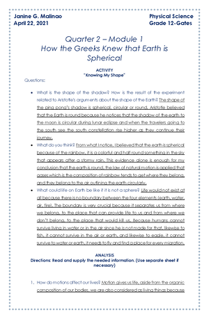Handouts Measurement - Handouts Topic: Measurement in Physics A ...