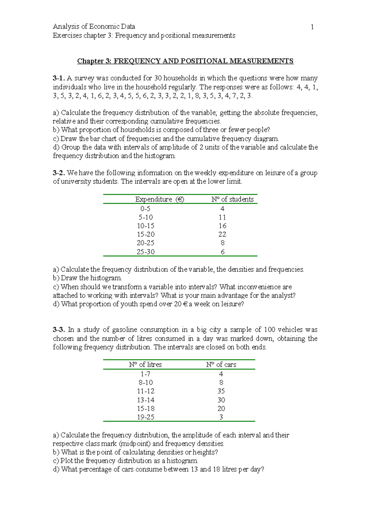 Ejercicios 3 eng - AHAHAHAH - Exercises chapter 3: Frequency and ...